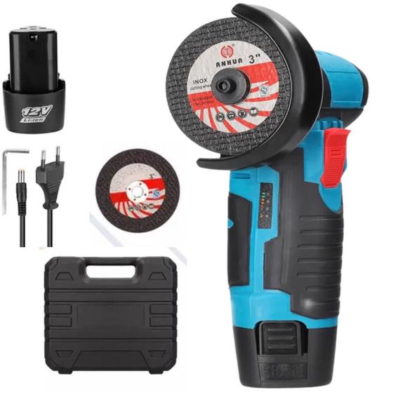 Esmerilhadeira Lixadeira Maquina Polimento Portátil Bateria ...