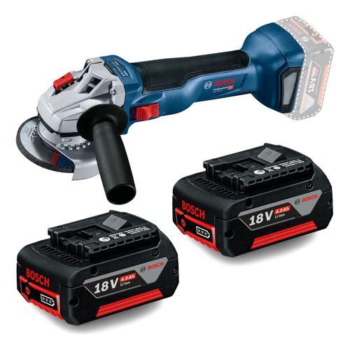 Esmerilhadeira Sem Fio Bosch Gws 18v 10 Brushless Bateria 4a ...