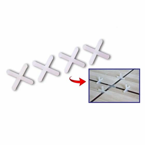 Espaçador Para Piso Porcelanato Cruzeta Kit 1.000 Peças - Lotus ...