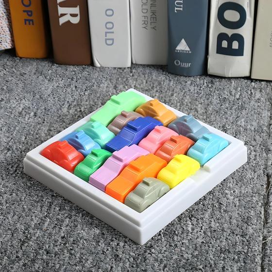 Espaço Educacional Rush Traffic Logic Game Car Board Puzzle Para ...