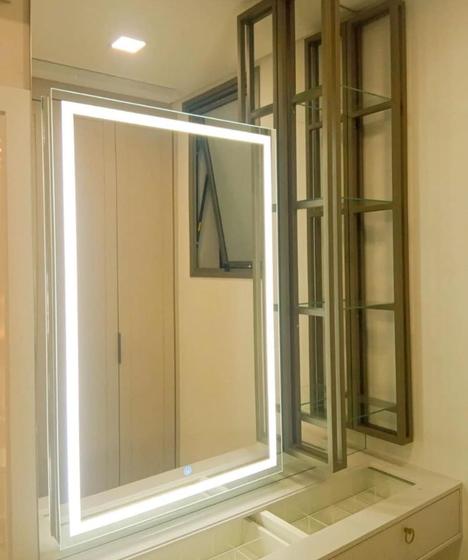 Espelho Banheiro Camarim 90X90 iluminado Led - Top Vidros - Espelho para Banheiro - Magazine Luiza