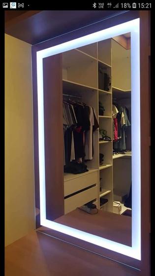 Espelho Camarim Penteadeira 80x50 Com led Touch Screen - Top Espelhos - Espelho Camarim ...