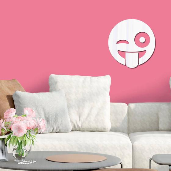 Espelho Decorativo Emoji Sarcástico - QCola - Espelho Decorativo ...
