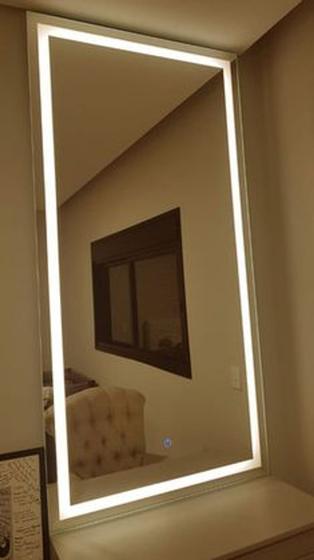 Espelho Iluminado LED Touch Screen - Cebrace - Espelho Decorativo ...