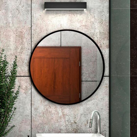 Espelho Pra Banheiro 60 Cm Espelhos Grande Redondo Com Moldura - Dubai America - Espelho para ...