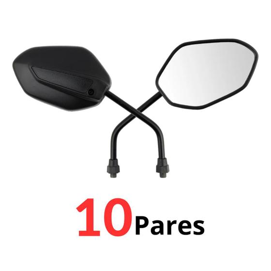 Espelho Retrovisor Cg Titan Fan 125 150 160 2014 10 Pares Catiimoto
