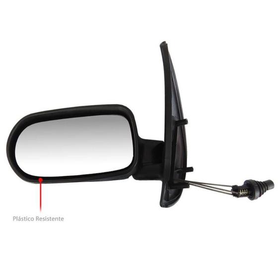 Espelho retrovisor palio fire/strada/siena 01... 2 portas com controle ...