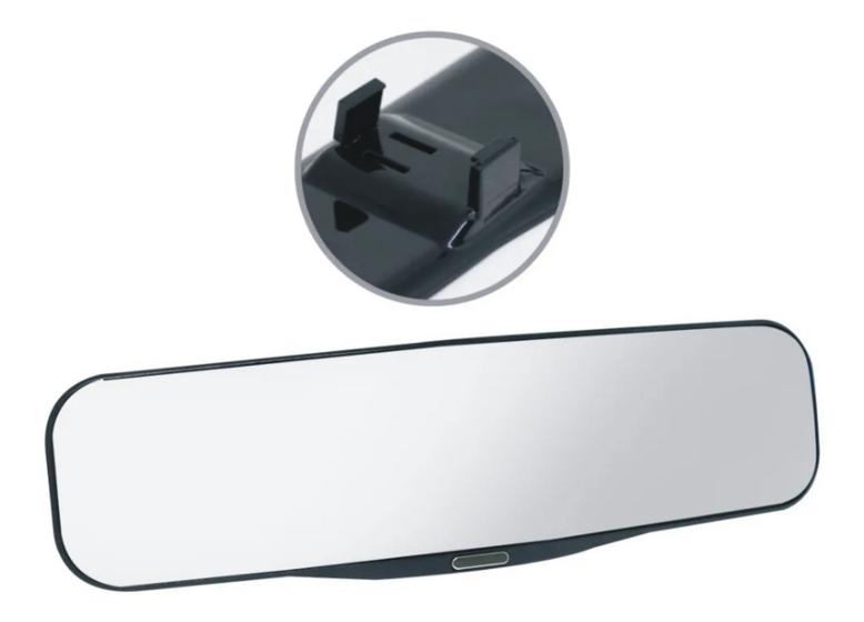 Espelho Retrovisor Panorâmico Interno Convexo Universal Com Presilha - Estamparia Paulista ...