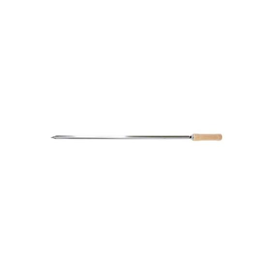 Espeto Simples para Churrasco com Cabo de Madeira 75cm Cromado - MOR ...