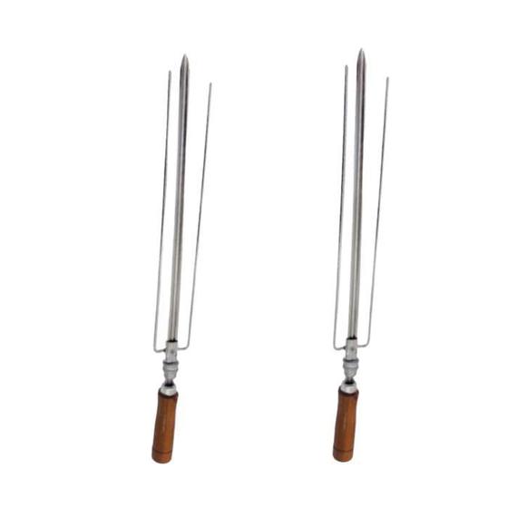 Espeto Triplo Churrasqueira Arke - Agr/Vitta/Vulcano Kit 2 U ...