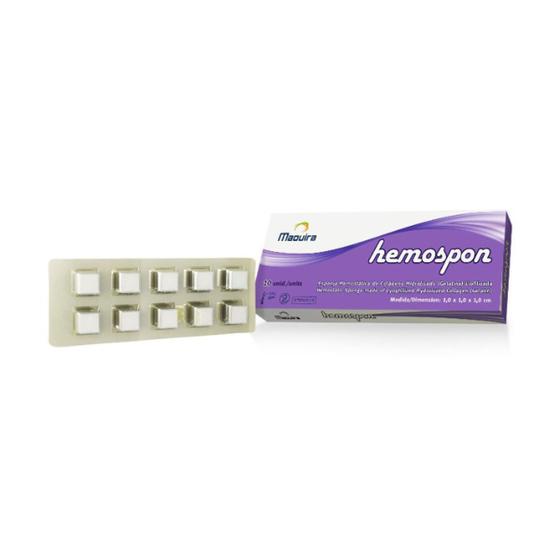Esponja Hemostática Hemospon Com 10 Unidades - Maquira - Equipamentos ...