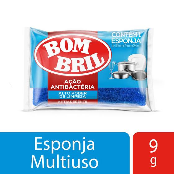 Esponja Multiuso Bombril Antiaderente 9g - Bom Bril - Esponja Dupla Face / Multiuso - Magazine Luiza