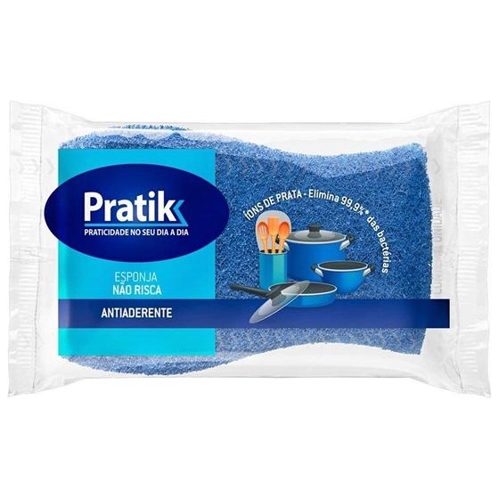 Esponja Pratik Não Risca Embalagem com 12 Unidades - Esponja Dupla Face ...
