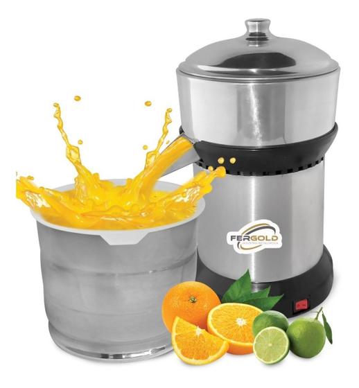 Espremedor Suco Laranja Inox Profissional 500w Copo 3 Litros - Fergold ...