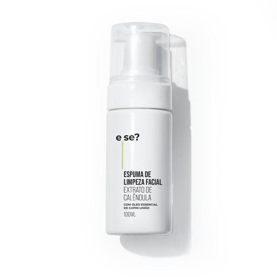 Espuma de Limpeza Facial - Extrato de Calêndula e Óleo Essencial de ...