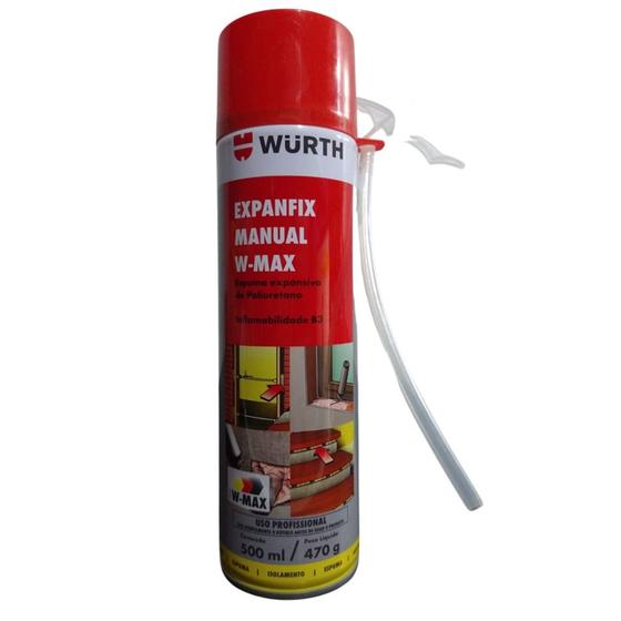 Espuma expansiva expanfix manual w-max 500ml wurth - Espuma Expansiva - Magazine Luiza