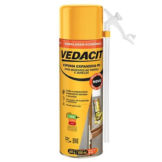 Espuma Expansiva PU 500ml - Vedacit - Espuma Expansiva - Magazine Luiza