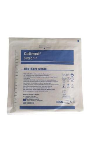 Espuma Silicone Sem Borda Cutimed Siltec Plus 15cm X 15cm - BSN Medical ...