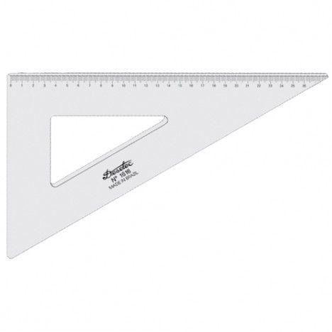 Esquadro 60 Graus 32cm com Escala 1632 Trident - Esquadro Profissional ...