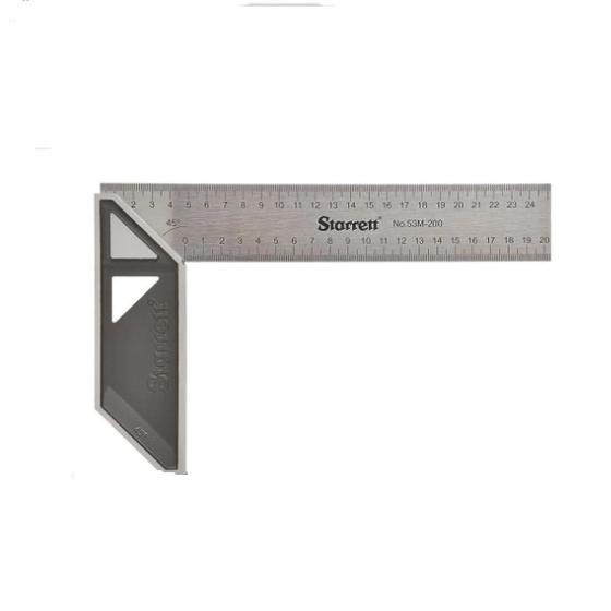 Esquadro aluminio carpinteiro c/ cabo 300mm - starrett ref k53m-300s ...