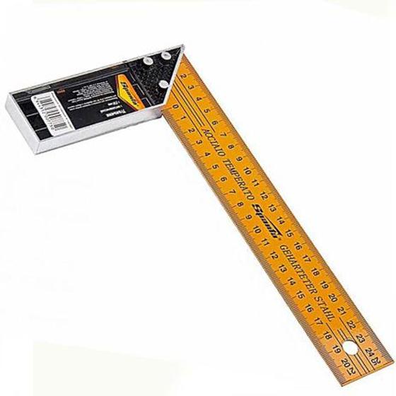 Esquadro Metálico 10” Sparta - Esquadro Profissional - Magazine Luiza