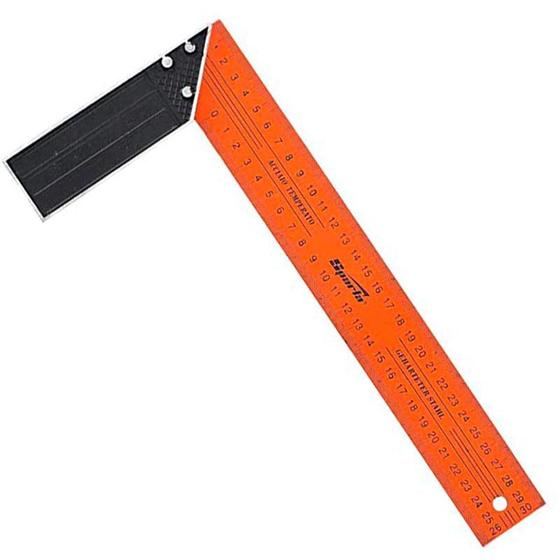 Esquadro Metálico 12 POL 300 MM SPARTA - Esquadro Profissional ...