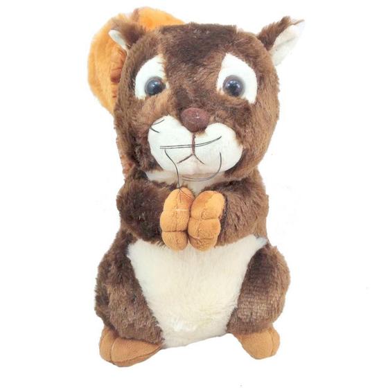 Esquilo Pelúcia Escuro 25 Cm Altura - Tuka Toys - Pelúcia - Magazine Luiza