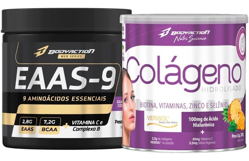 Essencial Eaa-9 + Colágeno Hidrolisado Verisol 200g Bodyaction - Colágeno - Magazine Luiza