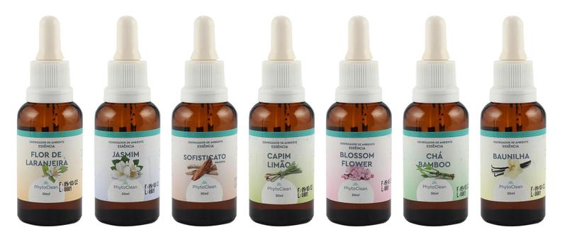 Essências Concentradas Phytoclean 07 unidades 30 ml/cada Monte seu Kit ...