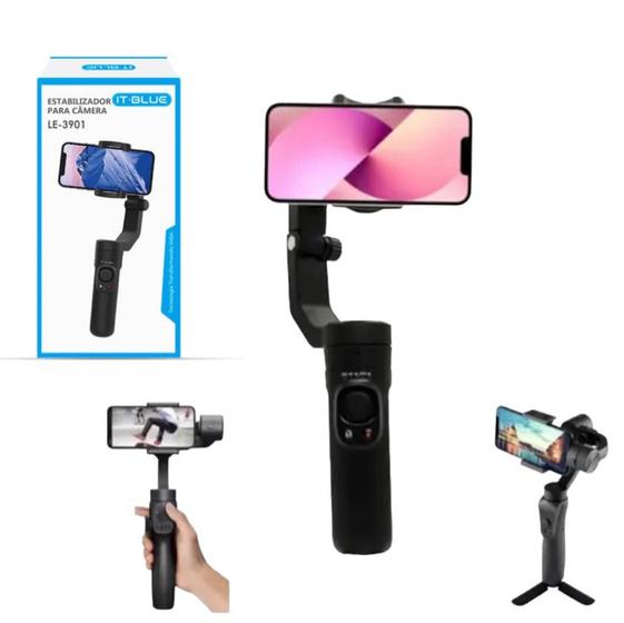 Estabilizador Celular Gimbal 3 Eixos Bluetooth Tripé Foto - IT-BLUE ...