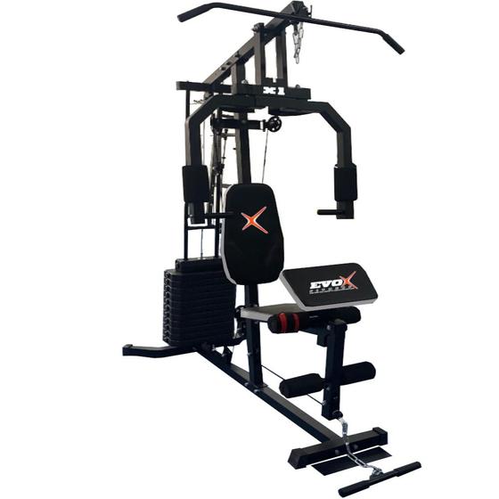 Estação de Musculação Academia Completa X1 Evox Fitness - Estação de ...