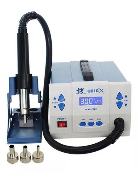 Estação De Retrabalho Ar Quente QUICK 861d+ 1000w 110v COM NF - Máquina ...