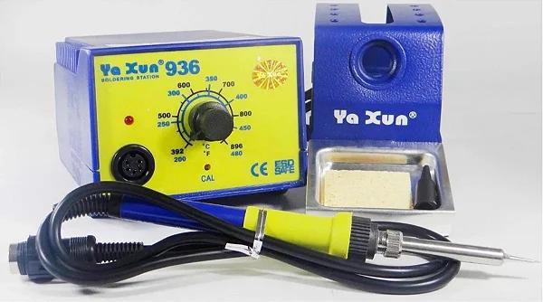 Estacao De Solda Yaxun 936 Analogica Ferro De Solda ESD NF - Máquina de Solda - Magazine Luiza