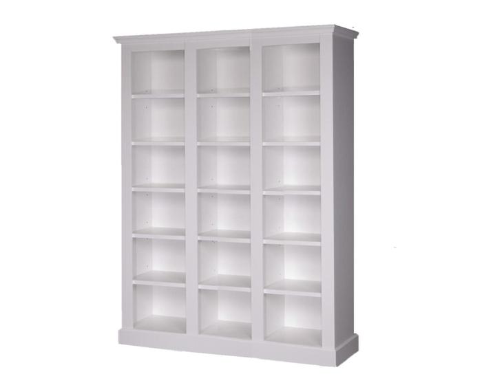 Estante Biblioteca Vicenza 3 Corpos Madeira Maciça Weihermann ...