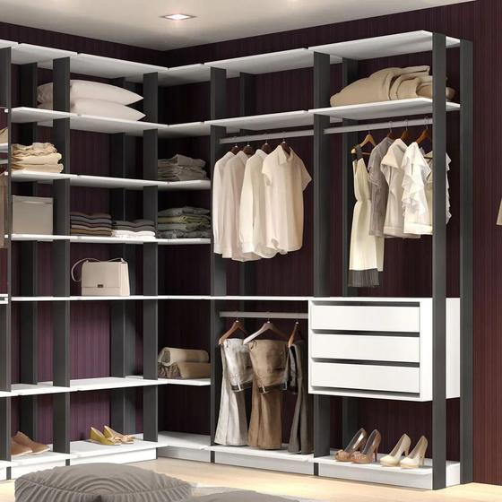 Estante cabideiro para roupas longas Linha CLOTHES - BE Mobiliário ...