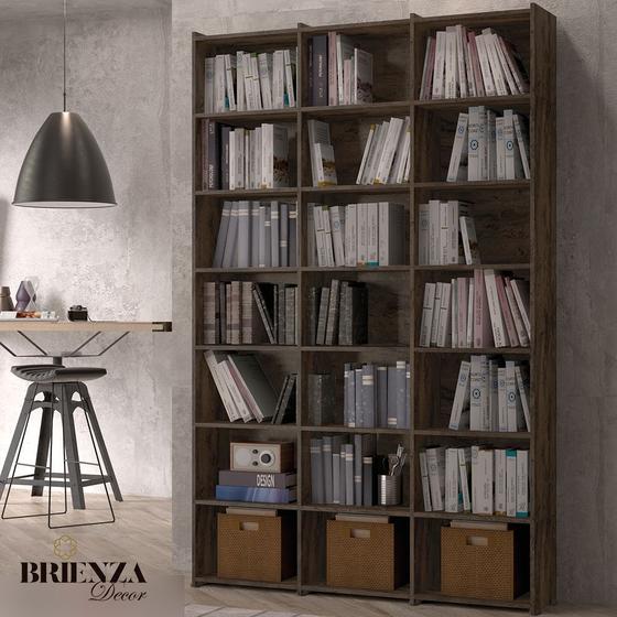 Estante de Livros Escritório 21 Nichos Livreiro Montenegro Castani ...