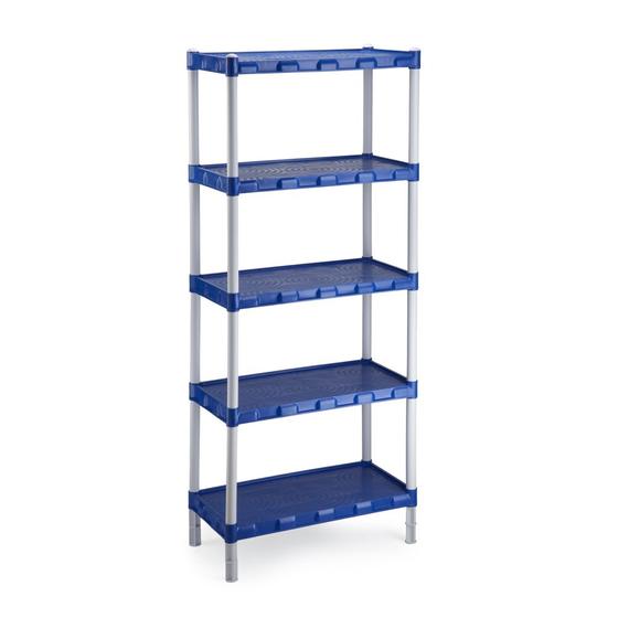 Estante Grande Colorida Modular Plástica 5 Prateleiras Agraplast ...