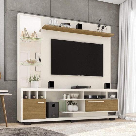 Estante Home para TV até 60 Polegadas com Espelho Tucson Móveis Bechara ...