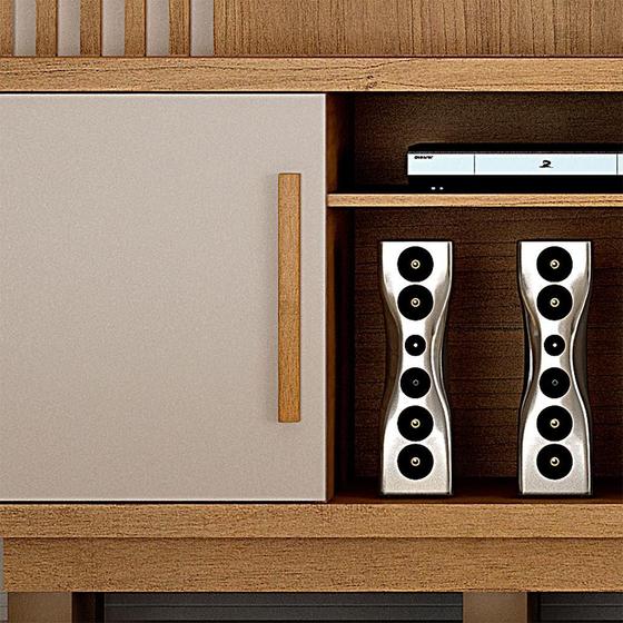 Estante Home Para TV de Até 60 Polegadas Plenus Valdemóveis Cinamomo e ...