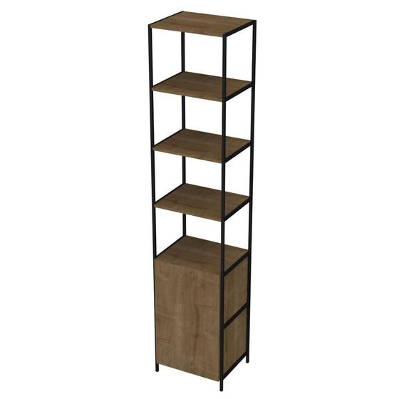 Estante Industrial Steel Quadra Artesano 45 cm (largura) MDP Vermont ...