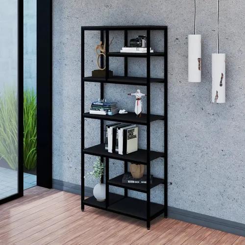 Estante Modular Estilo Industrial, AÇO/MDF - Lenna Decor - Estantes ...