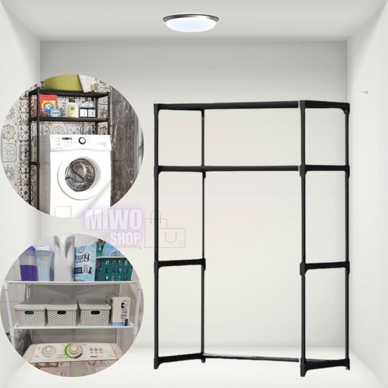 Estante Organizadora Multiuso Duas Prateleiras Rack Máquina de Lavar ...