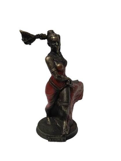 Estátua Estatueta Imagem Orixá Umbanda Oyá Iansã Yansã - Oba Ogun ...