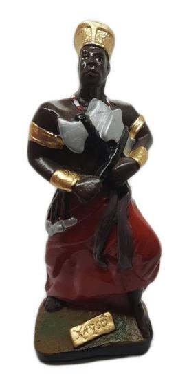 Estátua Orixá Xango 22cm Em Gesso Imagem Congar Altar - Dr. Exu ...