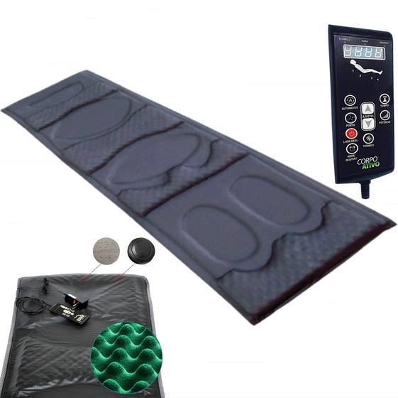 Esteira Shiatsu Massageadora Elétrica Colchonete Rabatan com ...
