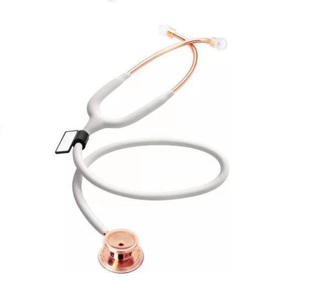 Estetoscópio Mdf 747Xp Adulto Duplo Rose Gold White - Incoterm ...