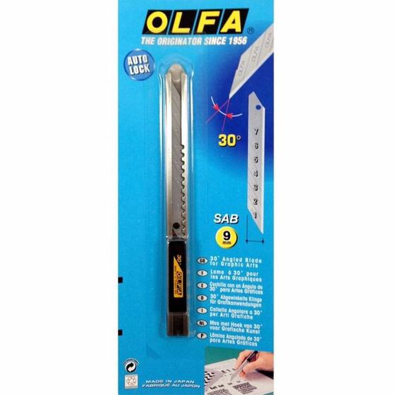 Estilete Multiuso Olfa Trava Automática Lamina 9mm - Estilete - Magazine Luiza
