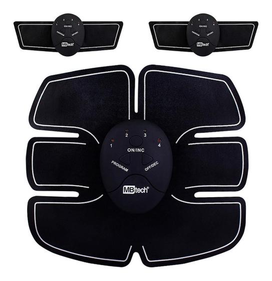 Estimulador De Braços Pernas E Abdômen Tonificador Muscular - Mbfit ...