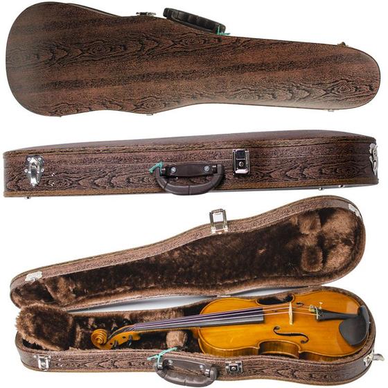 Estojo Case Violino Leilo Classic Madeira Marrom 4/4 - Leilo Cases ...