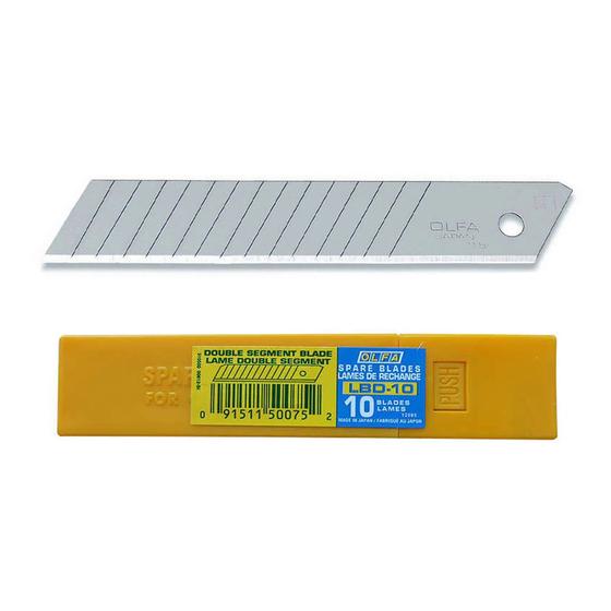 Estojo de Lâminas Olfa LBD-10 10 unidades - Lâmina para Estilete - Magazine Luiza